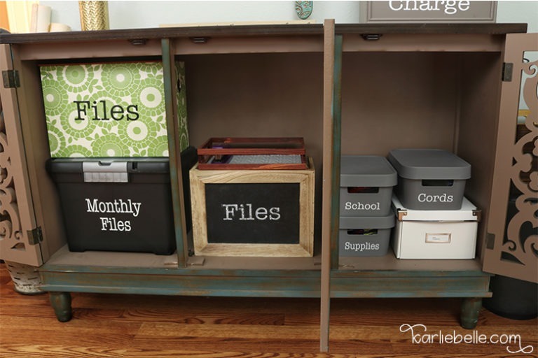 How to Create a Decorative Family Command Center - Karlie Belle