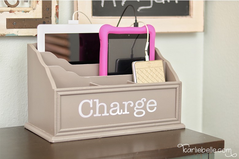 How to Create a Decorative Family Command Center - Karlie Belle